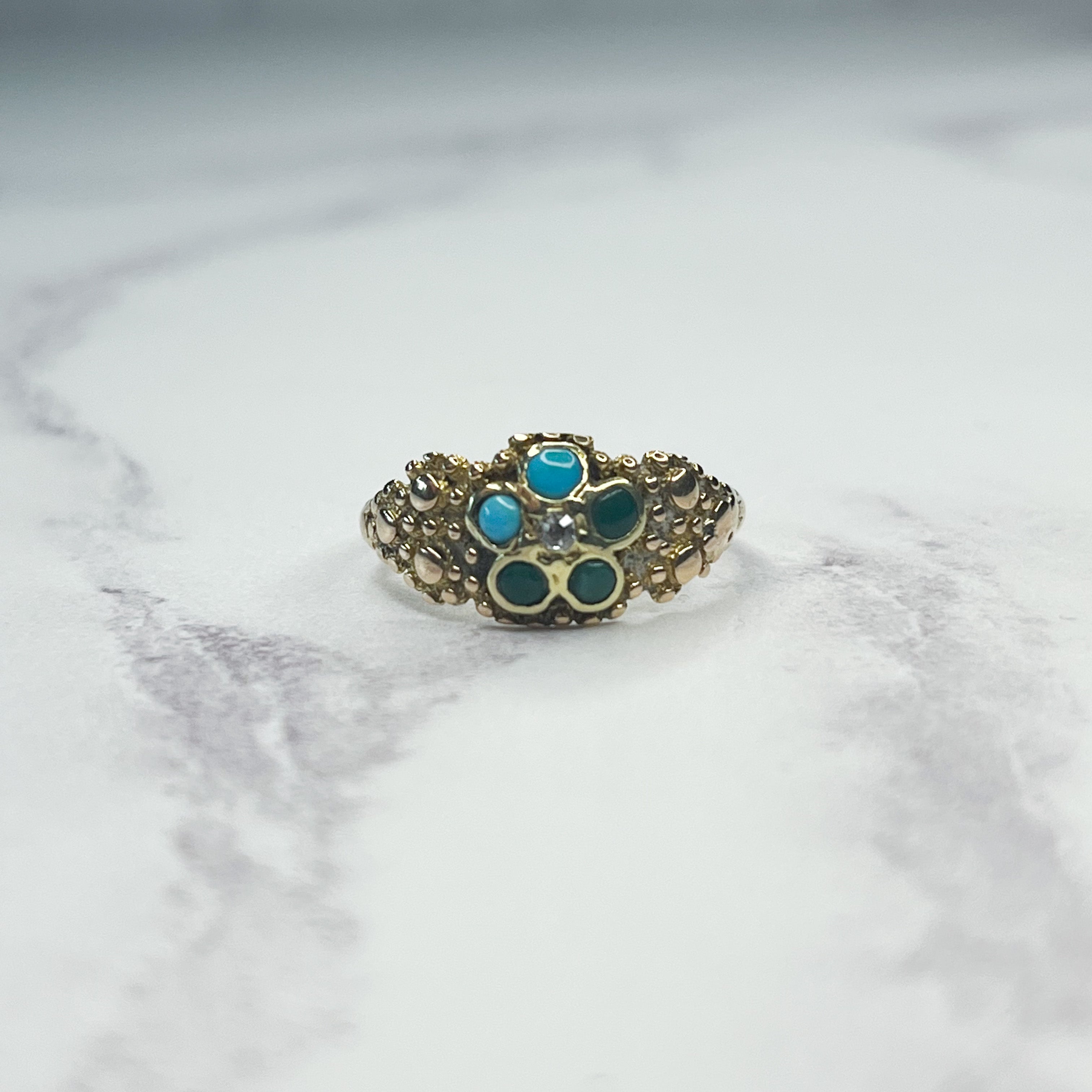 Victorian Forget Me Not Ring – Zemler Vintage Vault
